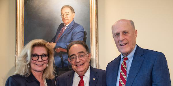 Perman Portrait Unveiled in Presidents Hall - Alumni