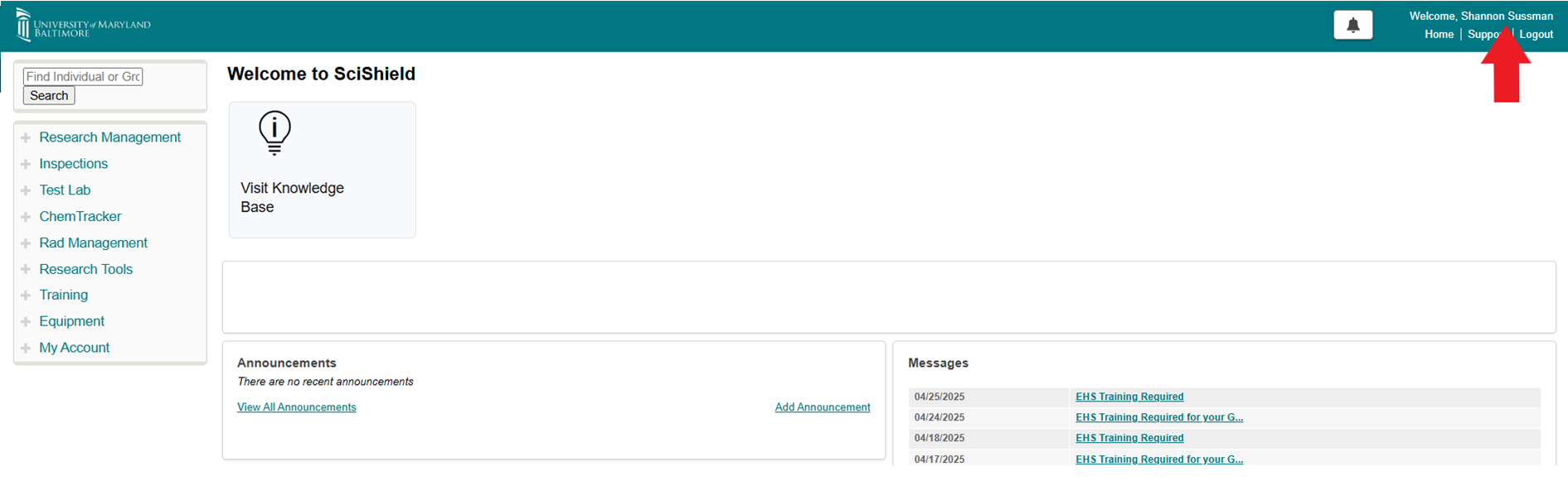 Training - Environmental Health and Safety