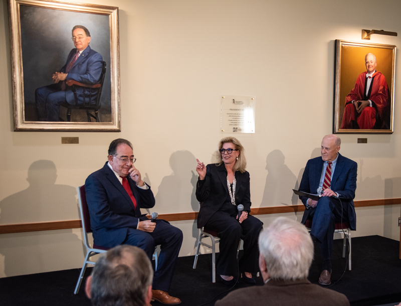 Perman Portrait Unveiled in Presidents Hall - News
